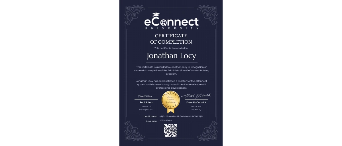 Check out Jonathan Locy's eConnect University: Admin Training ...
