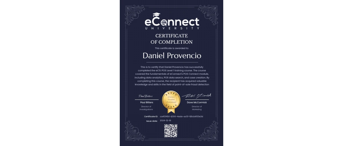 Check out Daniel Provencio's eConnect University: POS Level 1 ...