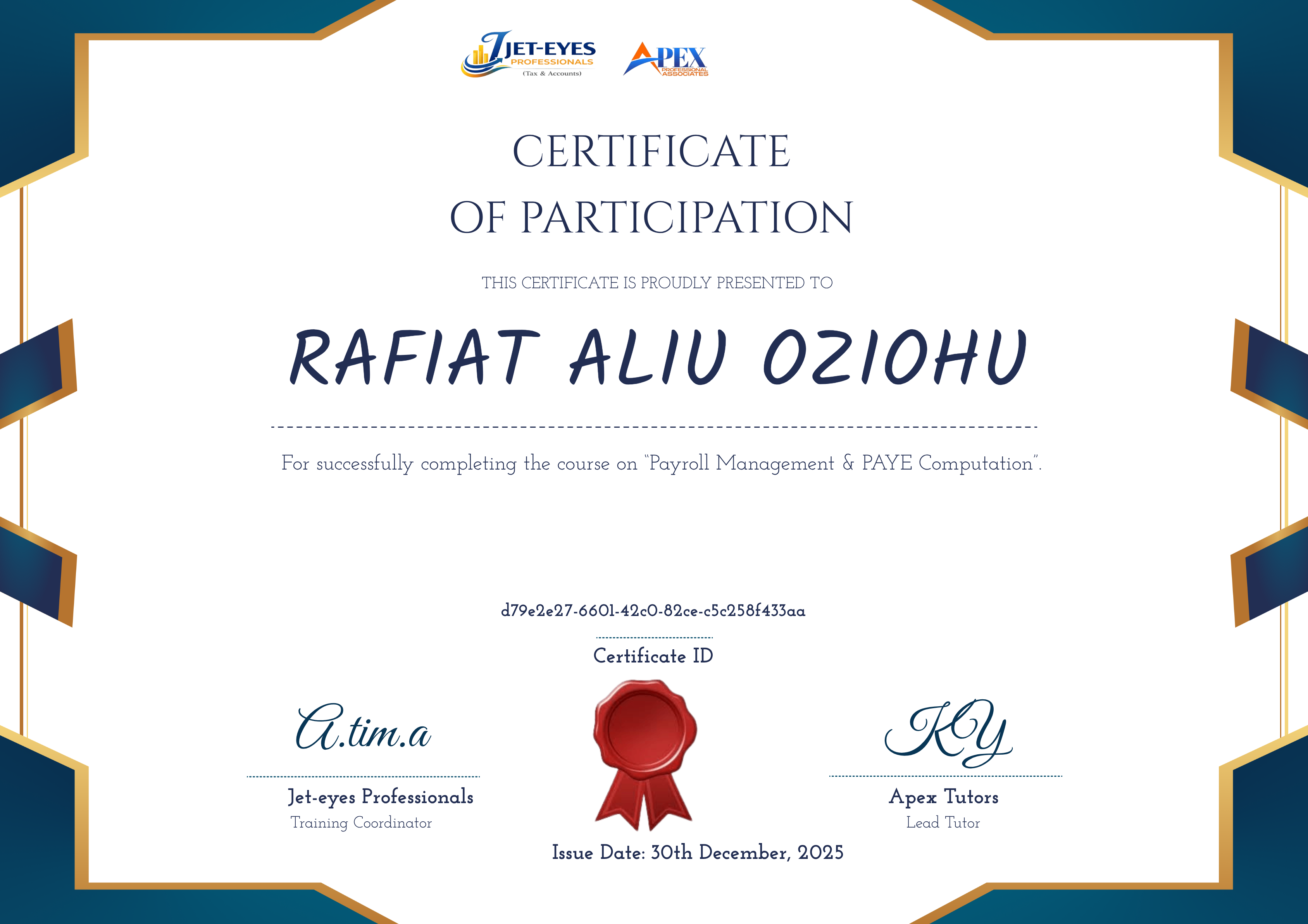 RAFIAT A. - Nigeria | Professional Profile | LinkedIn