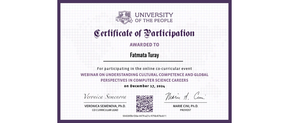 Check out Fatmata Turay's Webinar: Understanding Cultural Competence ...