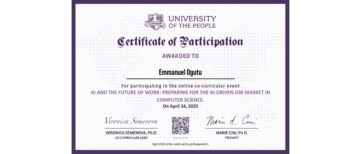Check out Emmanuel Ogutu's Webinar:- AI and the Future of Work ...