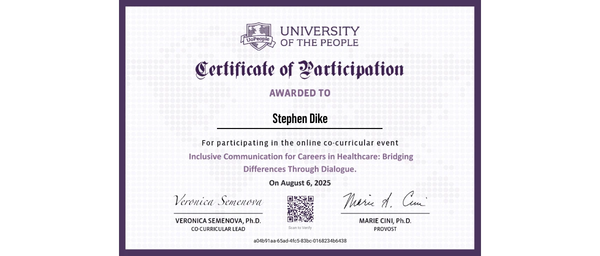 Check out Stephen Dike's Webinar:- Inclusive Communication for Careers ...