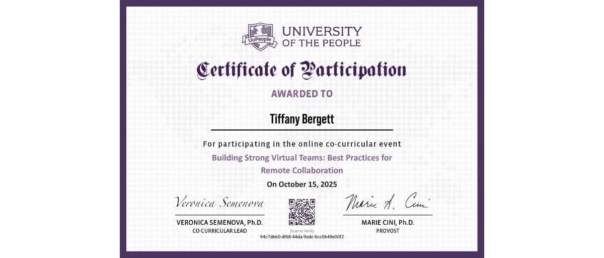 Check out Tiffany Bergett's Webinar:- Building Strong Virtual Teams ...