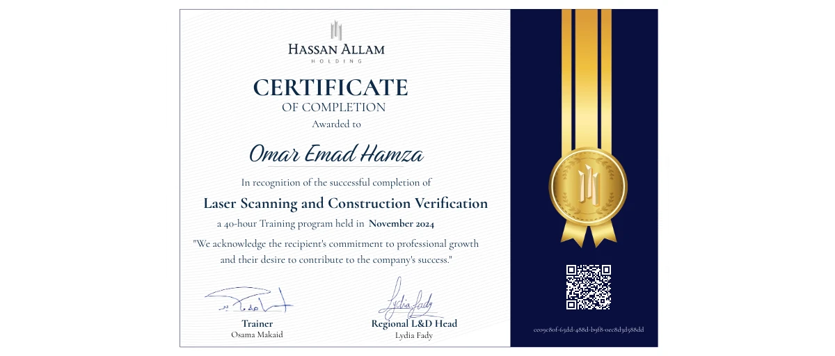 Check out Omar Emad Hamza's Laser Scanning and Construction ...