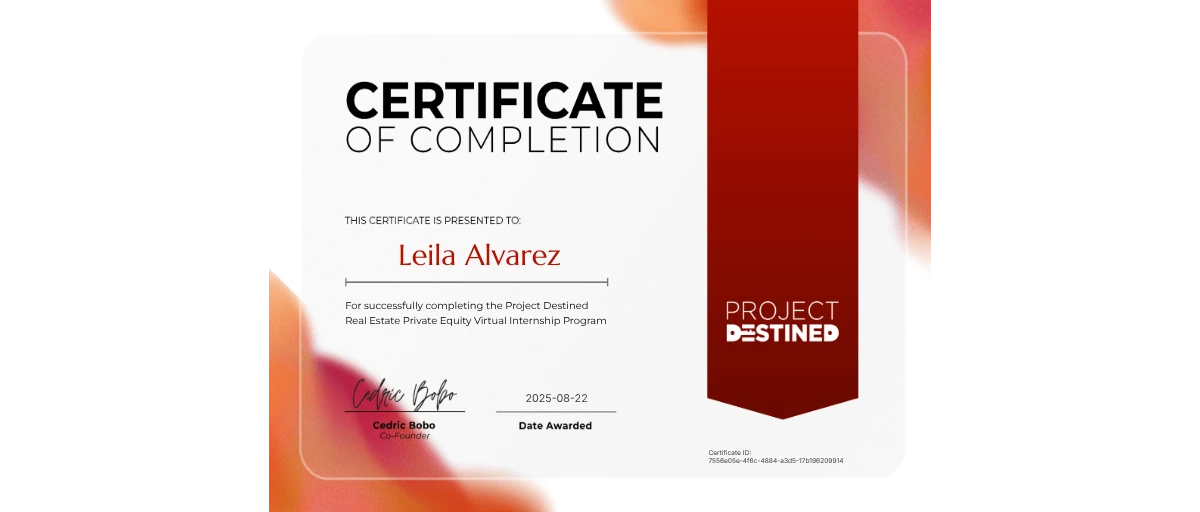 View Leila Alvarez's Summer 2025 Real Estate Private Equity Virtual ...