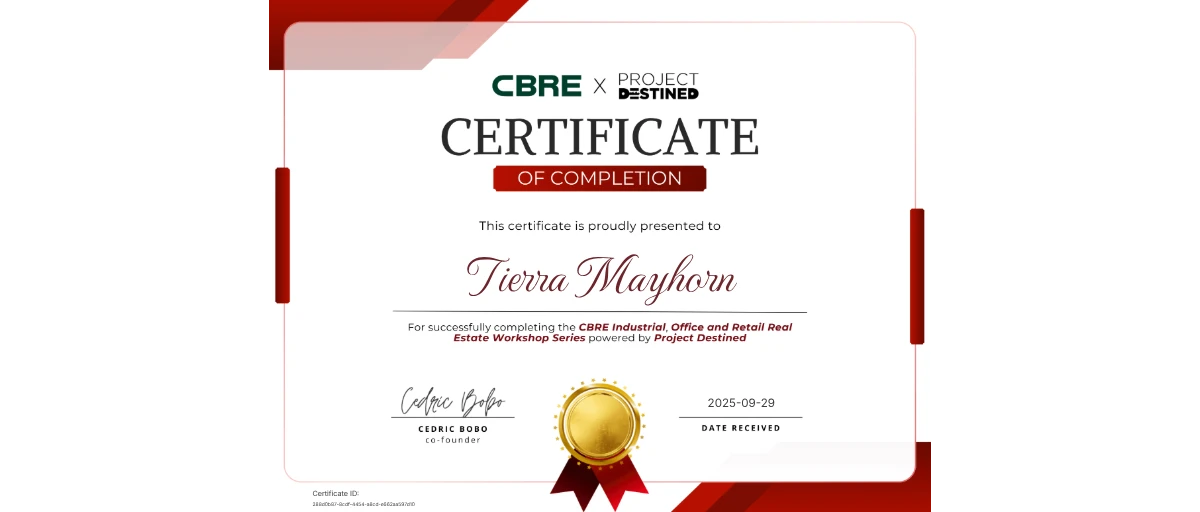 View Tierra Mayhorn's Fall 2025 CBRE Industrial, Office & Retail Real ...